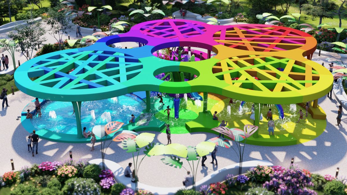 Splash Pad Modulaire Couvert – Amusement Logic