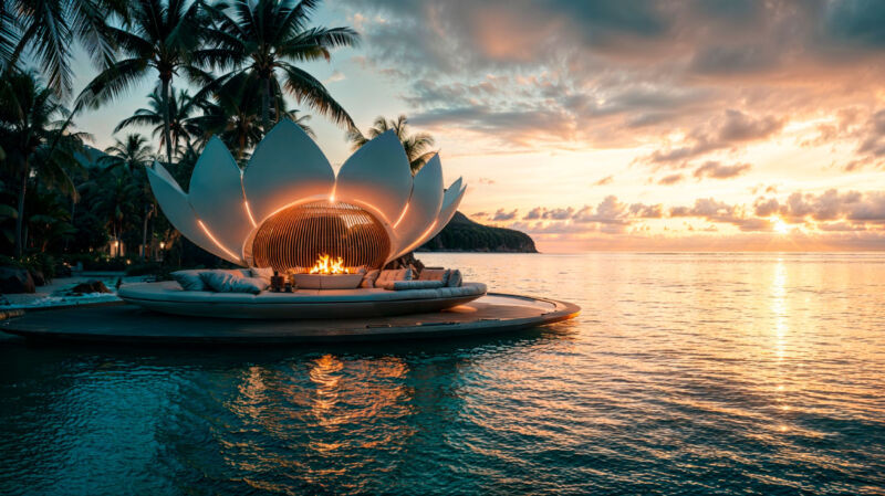 Lotus Resort, hébergement de luxe en bord de mer